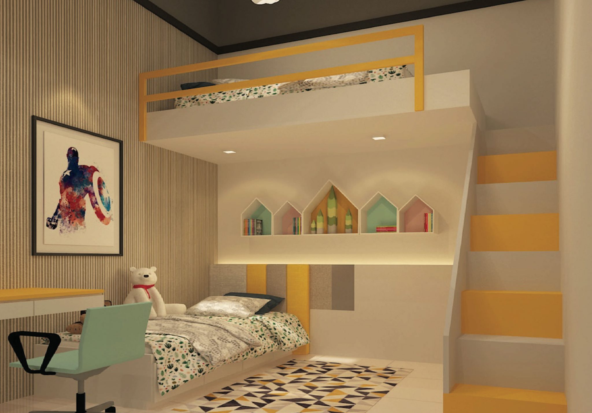 Single Storey room 2-01 - Kinta Properties